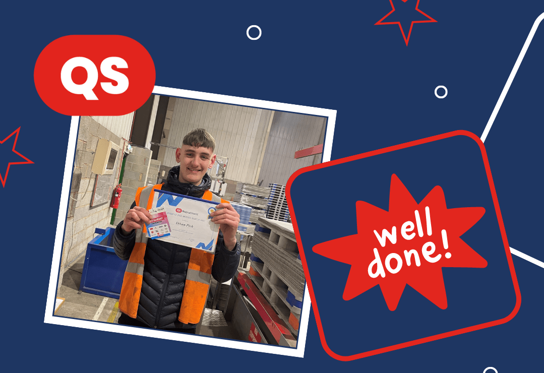 March 2023 Achiever of the Month - Ethan - QS Recruitment